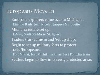 Introduction to Michigan Geography and History | PPTX