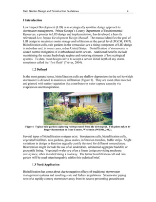 MI: Michigan Technological University: Rain Garden Design and ...