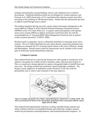 MI: Michigan Technological University: Rain Garden Design and ...