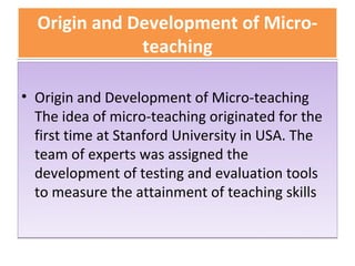 Michro teaching.ppt2003 | PPT