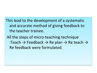 Michro teaching.ppt2003 | PPT