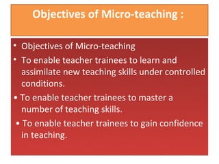 Michro teaching.ppt2003 | PPT