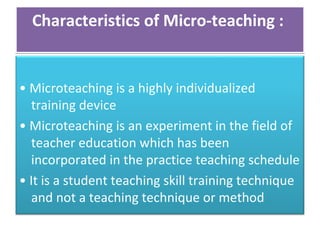 Michro teaching.ppt2003 | PPT