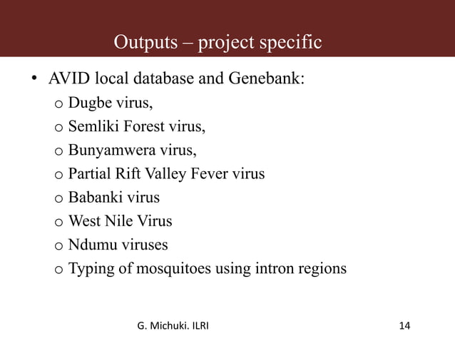 Bio-banking and metagenomics platforms for pathogen discovery | PPT