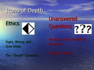Introducing The Depth and Complexity Icons and Content Imperatives | PPT