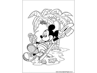 Mickey mouse Colouring Pages and Kids Colouring Activities | PPT