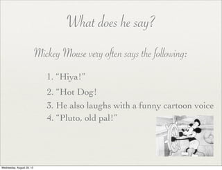 Mickey mouse | PPT