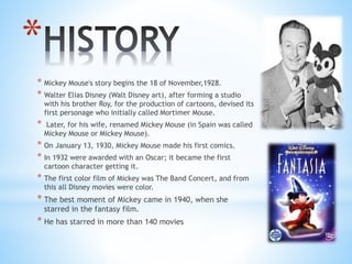 Mickey mouse | PPTX