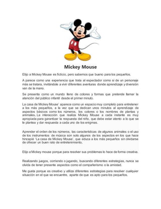 Mickey mouse | PDF