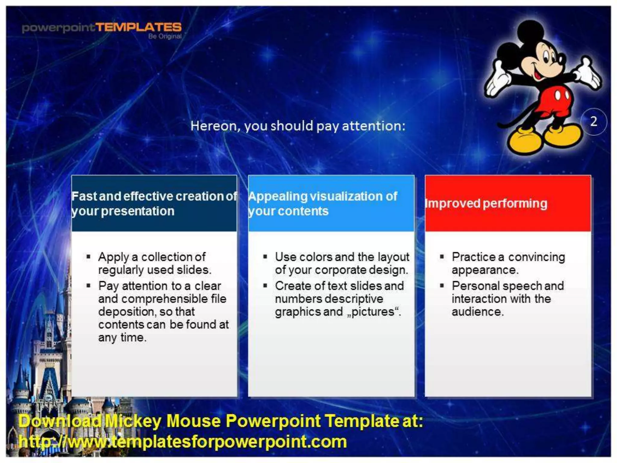 Mickey Mouse - Powerpoint Template | PPTX