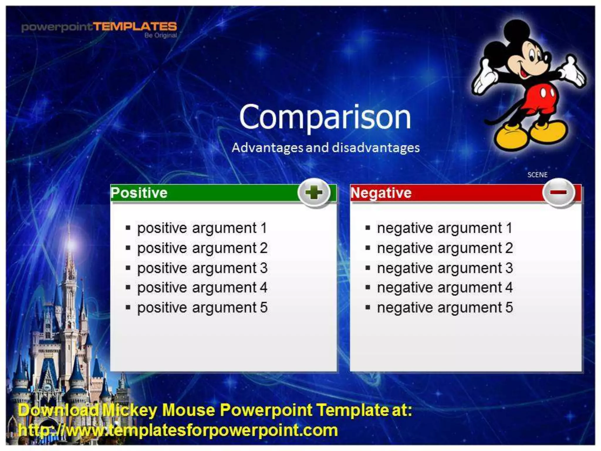Mickey Mouse - Powerpoint Template | PPTX