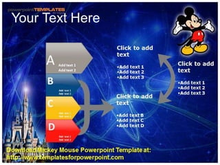 Mickey Mouse - Powerpoint Template | PPTX