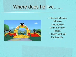 Mickey Mouse Characterzation | PPT