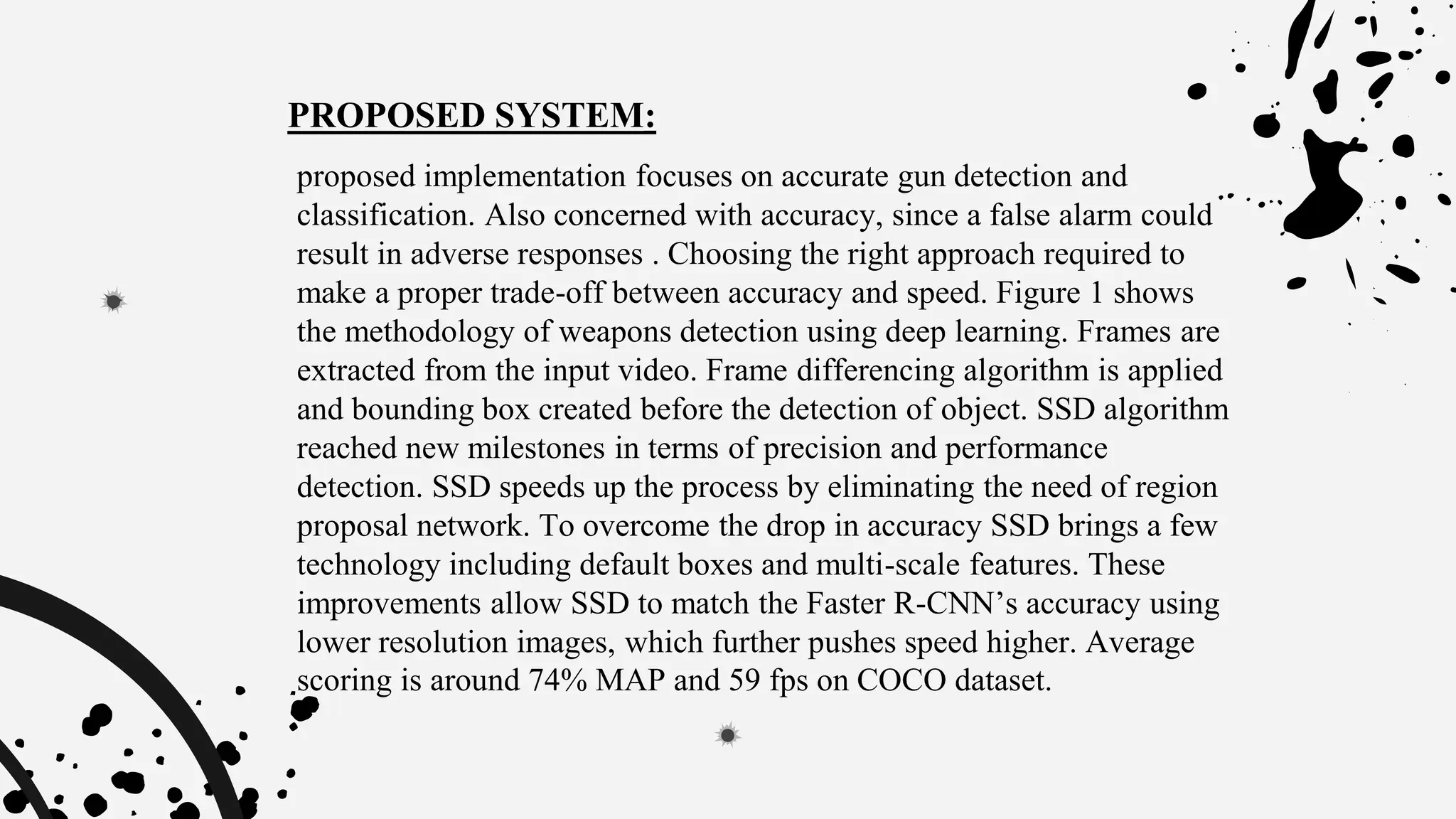 WEAPON DETECTION USING ARTIFICIAL INTELLIGENCE AND DEEP LEARINING FOR SECURITY APPLICATIONS | PPTX