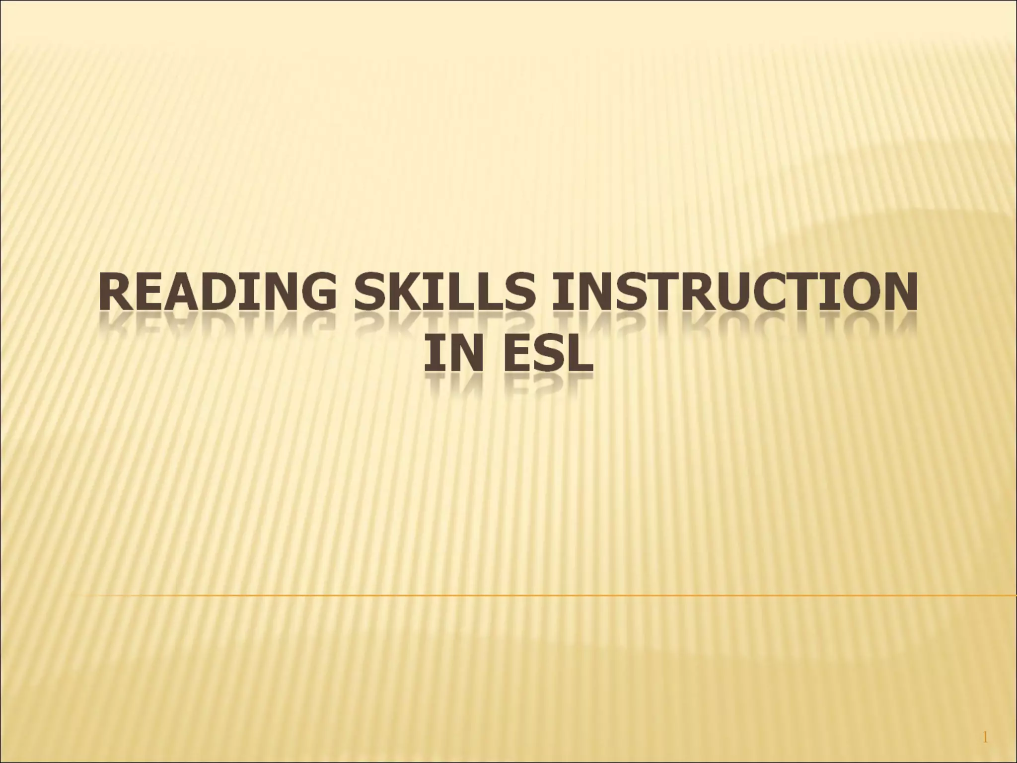 The reading process | PPT