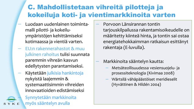 Kansallinen resurssiviisaus -foorumi: Per Mickwitz | PDF