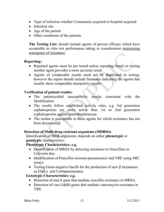 Mic lab diag and role in ic | PDF | Infectious Diseases | Diseases and ...