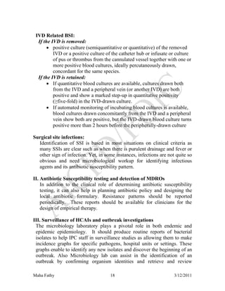 Mic lab diag and role in ic | PDF | Infectious Diseases | Diseases and Conditions