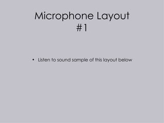 Mic Layouts | PPT