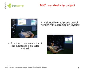 Mic, my ideal city project | PPT