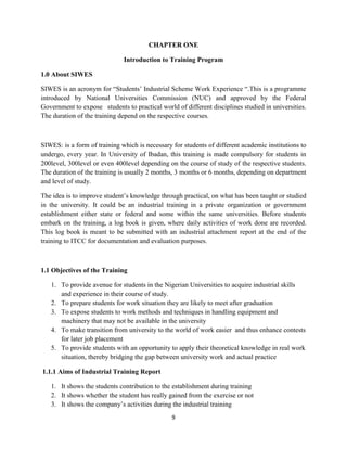 SIWES INDUSTRIAL TRAINING AT FORESTRY RESEARCH INSTITUTE OF NIGERIA ...