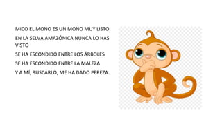 Mico el mono | PPTX
