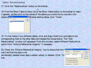 Mic office access tutorial for beginners | PPT