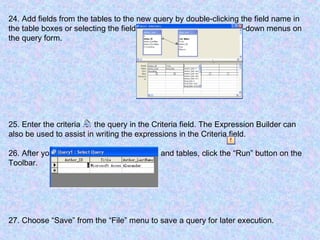 Mic office access tutorial for beginners | PPT