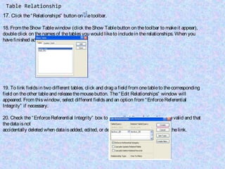 Microsoft Office Access 2003 Tutorial for Beginners | PPT