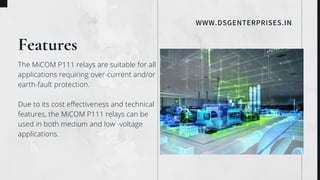 Schneider Micom p111 overcurrent protection relay | PDF