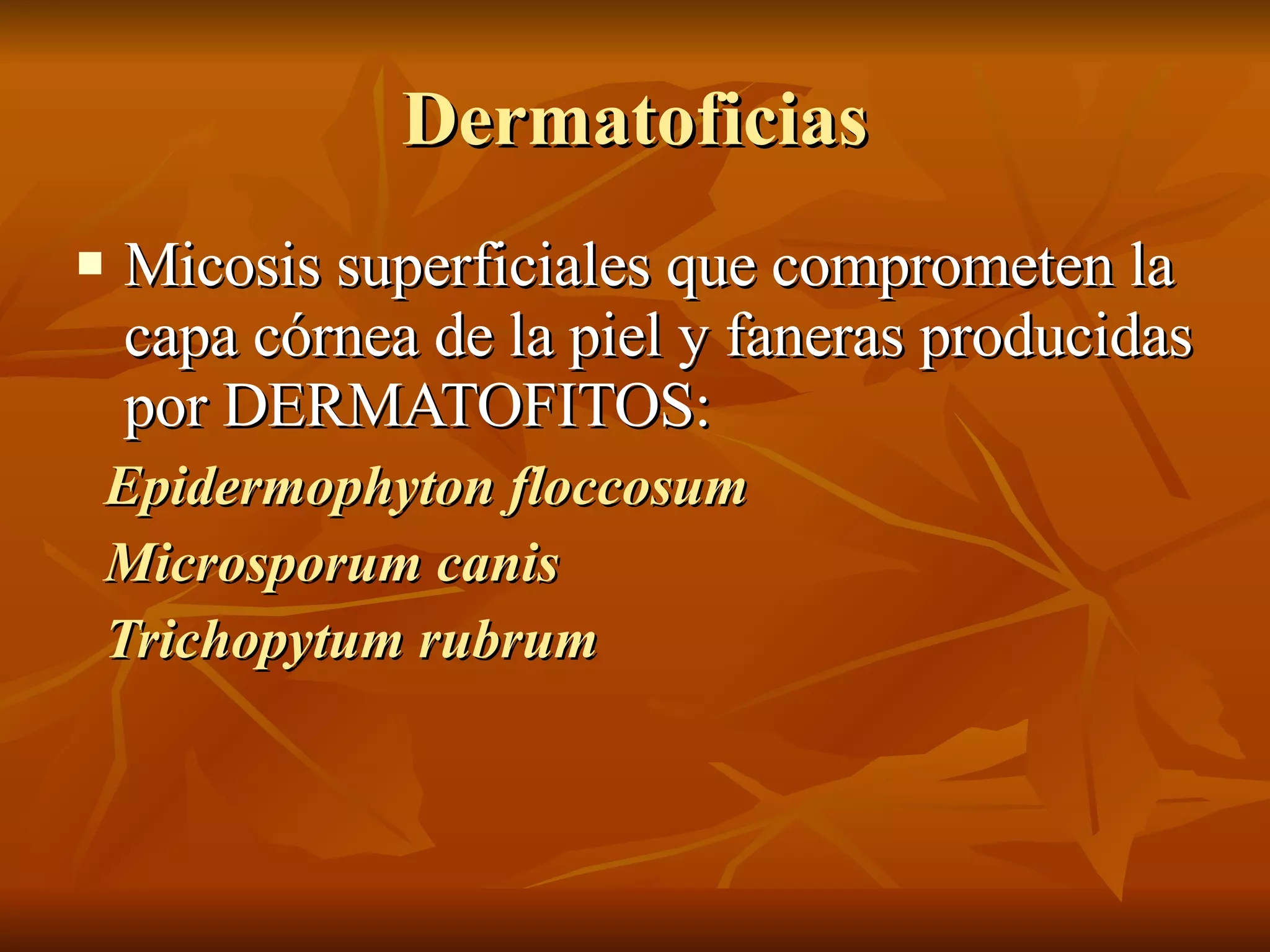 Micosis Superficiales Ppt
