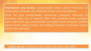 analisis perusahaan Micosoft / analysis microsoft company | PDF