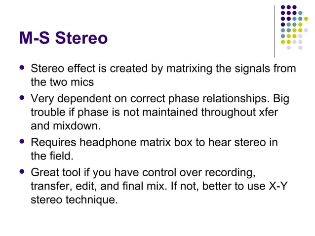 Microphone Patterns | PPT