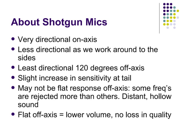 Microphone Patterns | PPT