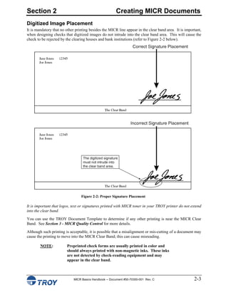Micr basics handbook | PDF