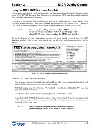 Micr basics handbook | PDF