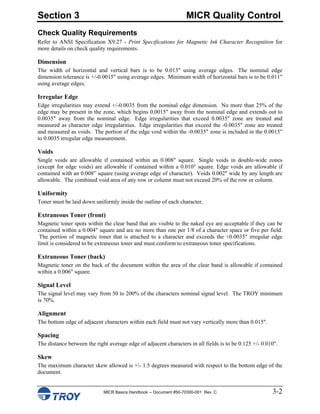 Micr basics handbook | PDF