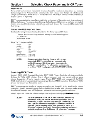 Micr basics handbook | PDF