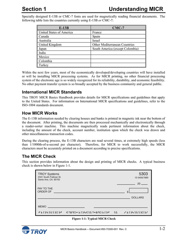 Micr basics handbook | PDF | Desktop Publishing | Computer Software and ...
