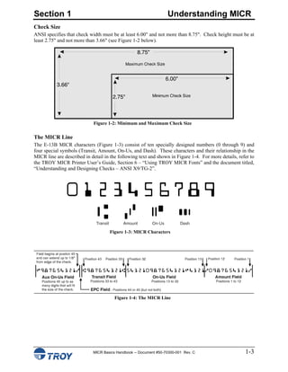 Micr basics handbook | PDF | Desktop Publishing | Computer Software and ...