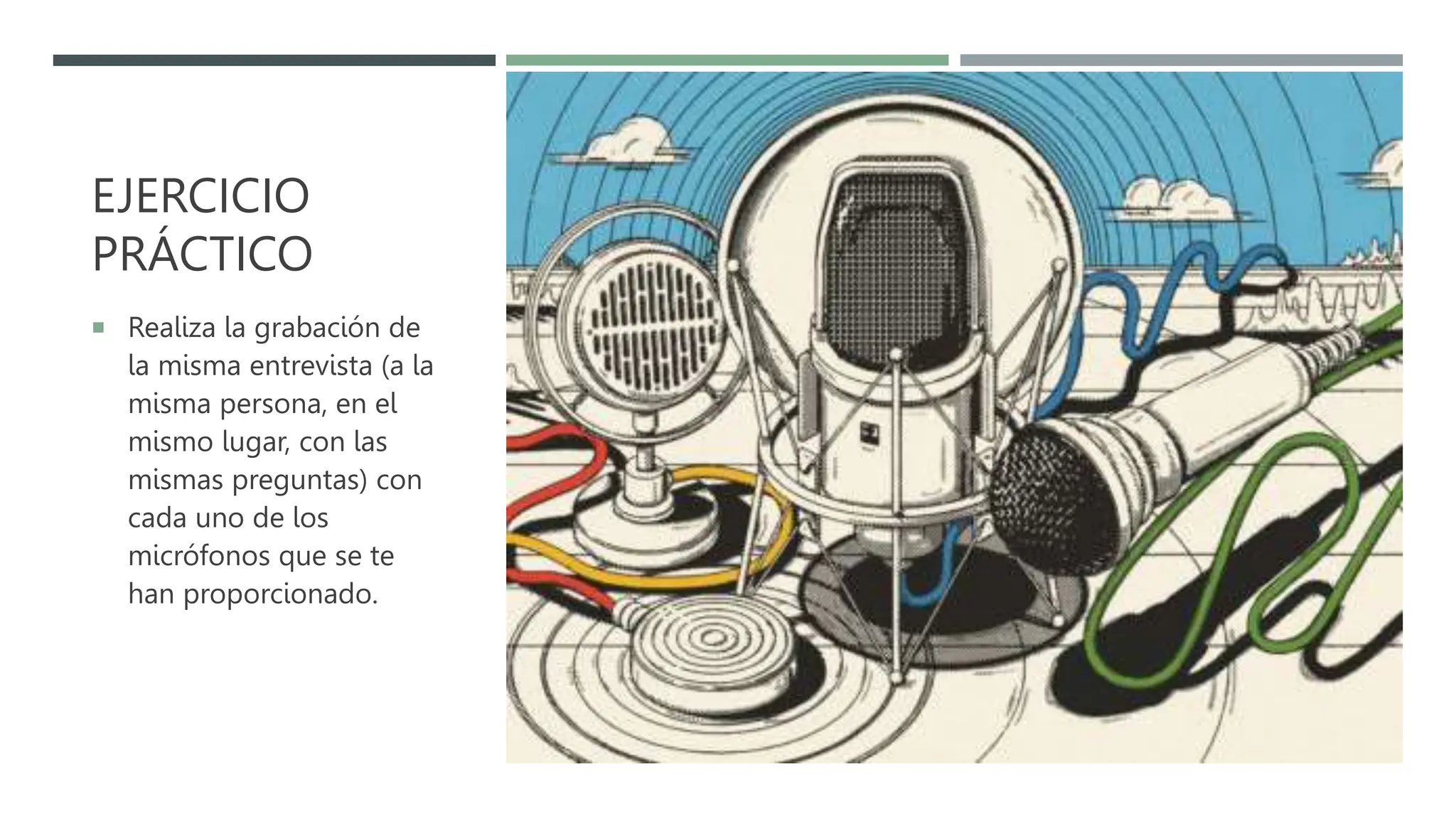 Tipos de micrófonos para producción audio | PPT