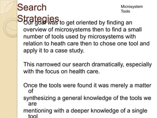 Microsystem Tools for Health Care | PPTX | Physical Therapy | Wellness