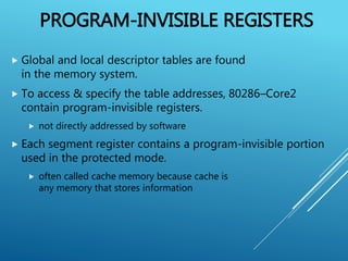 Microprocessor Protected Mode Memory addressing By DHEERAJ KATARIA | PPTX