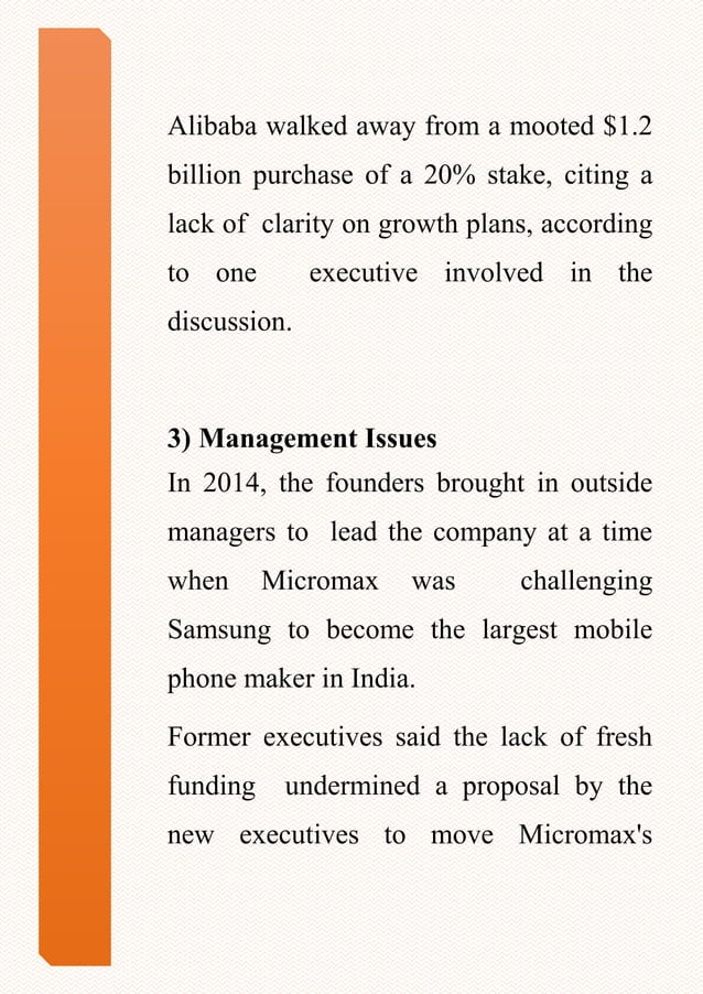 Case Study On Micromax | PDF | Smartphones | Consumer Electronics