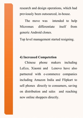 Case Study On Micromax | PDF