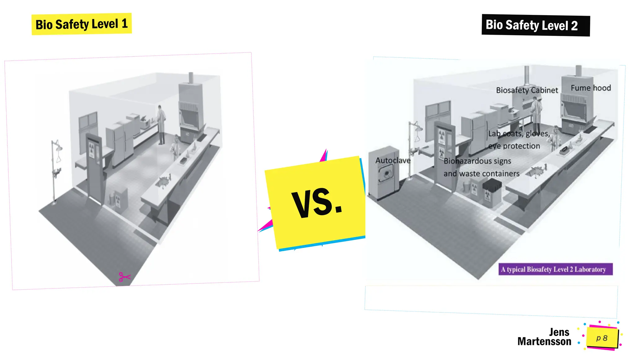 Biosafety levels from 1-4 in Laboratories | PPTX