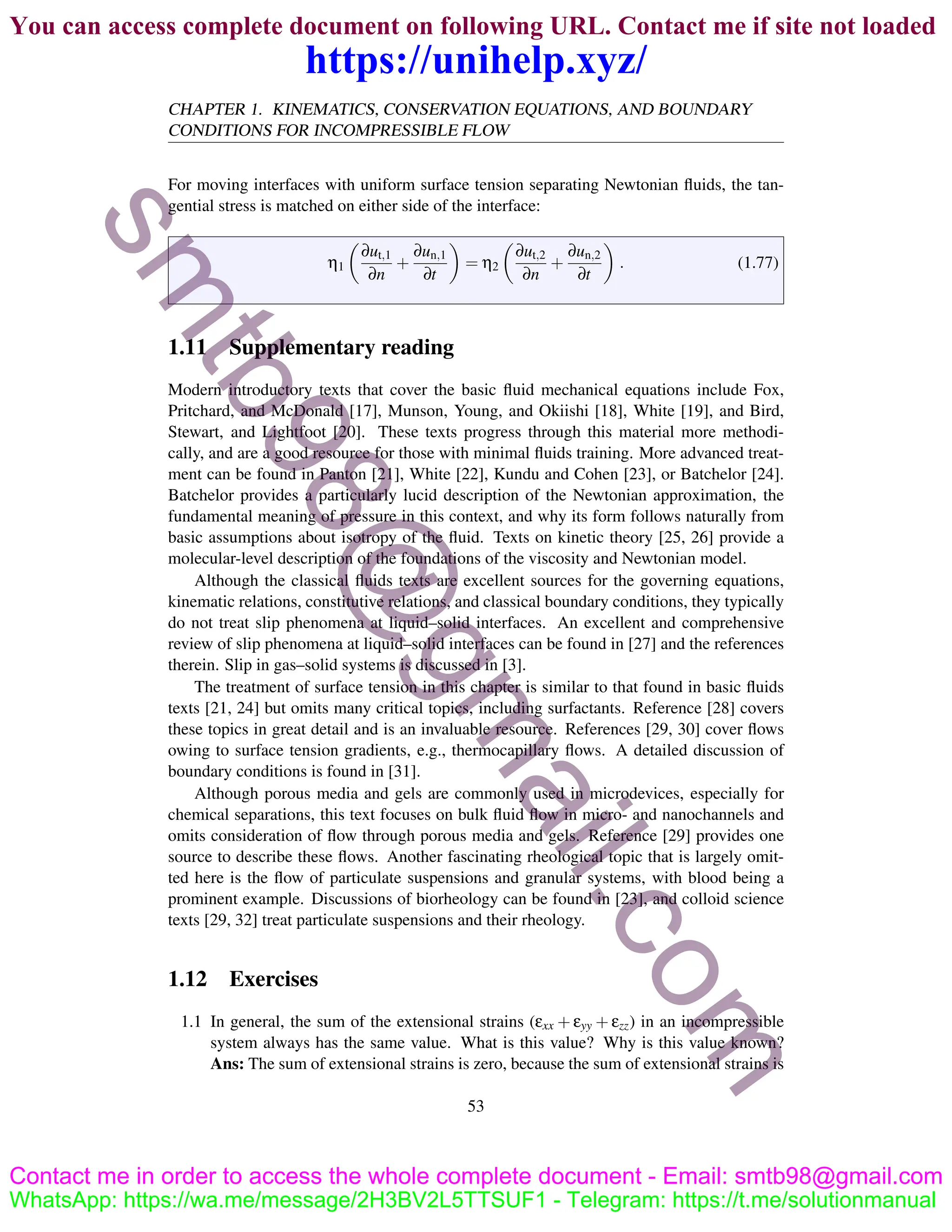 Solutions for Problems: Micro- and Nanoscale Fluid Mechanics by Brian ...