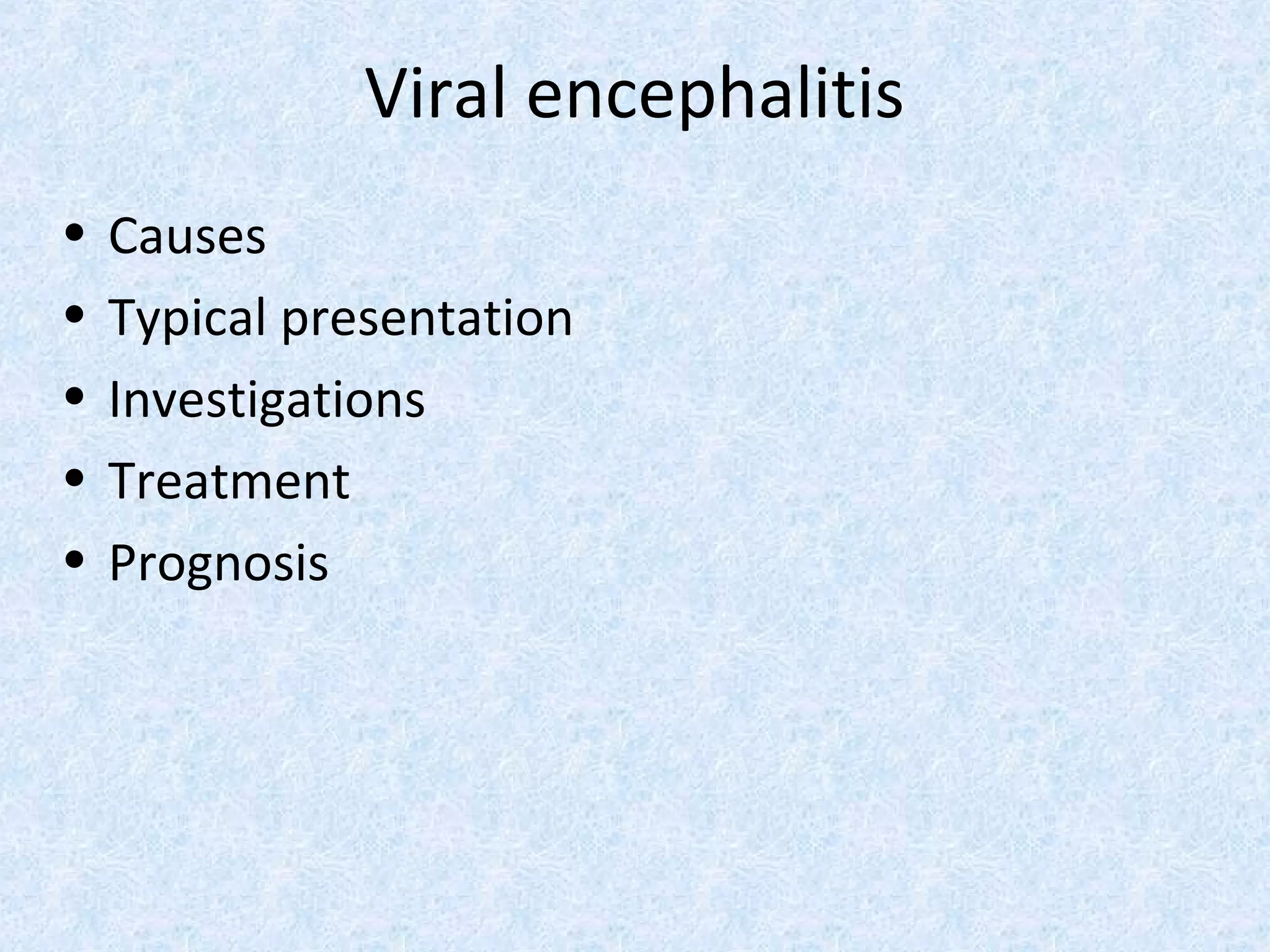Micro bio (viral encephalitis) | PPT