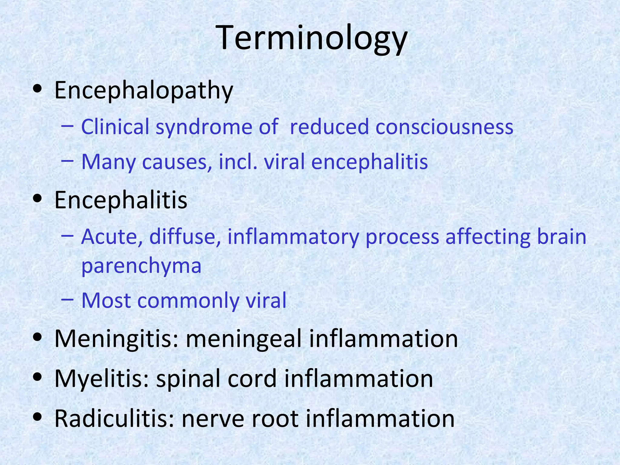Micro bio (viral encephalitis) | PPT