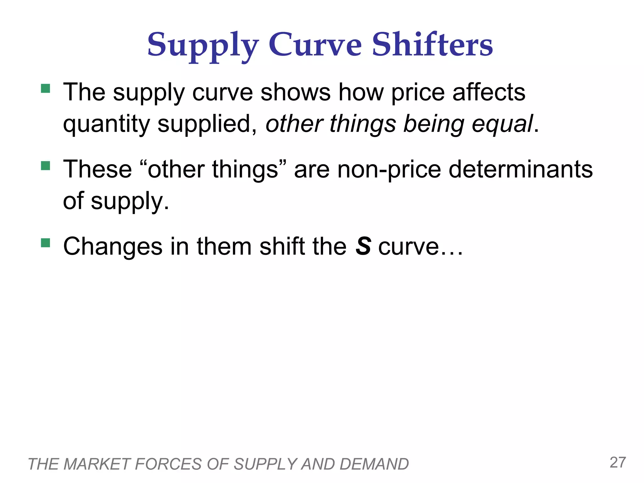 The market forces of supply and demand | PPT